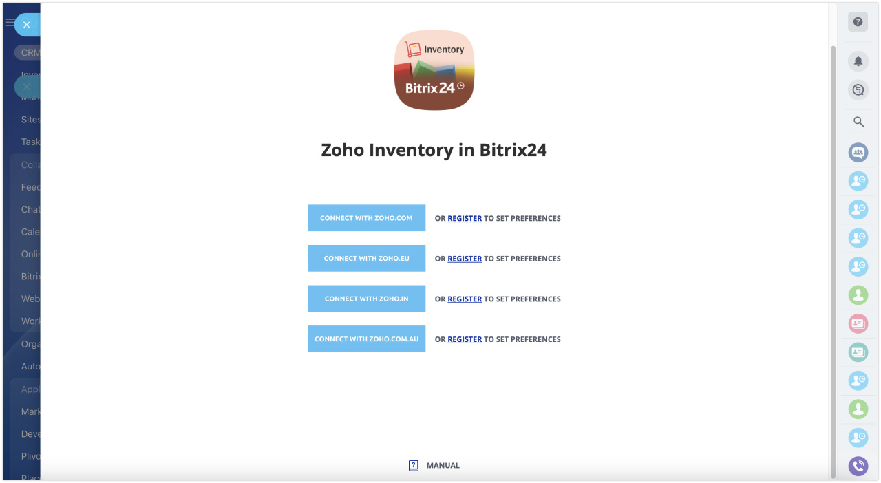 Migrate stock with Zoho Inventory app